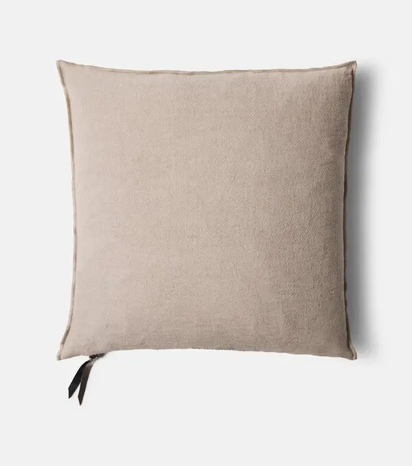 Maison De Vacances Linen Crêpe Cushion - Beige