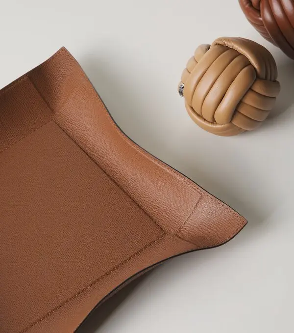 GIOBAGNARA Jack Valet Large Leather Tray