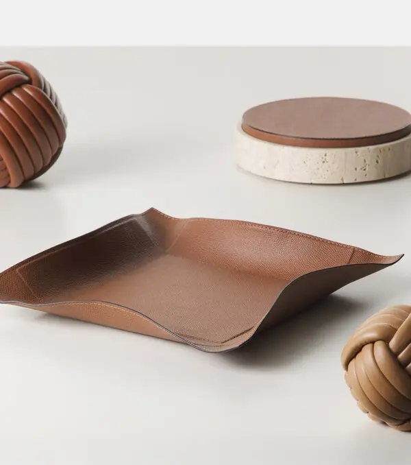 GIOBAGNARA Jack Valet Large Leather Tray