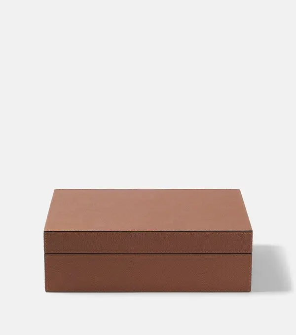 GIOBAGNARA Frank Leather Watches Case - Brown