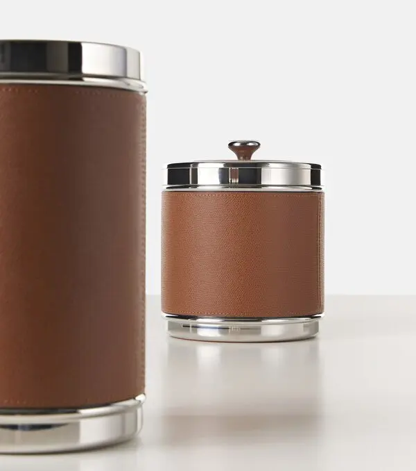 GIOBAGNARA Ocean Small Leather Ice Bucket