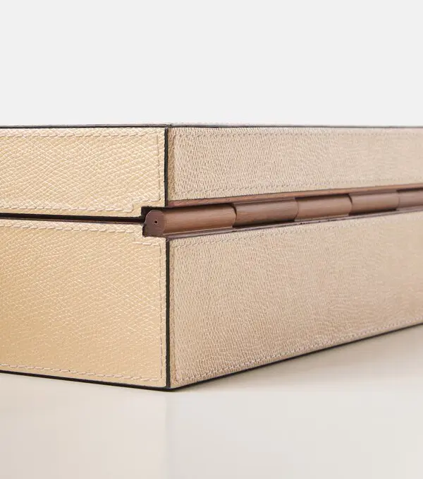 GIOBAGNARA Frank Wood And Leather Watch Box