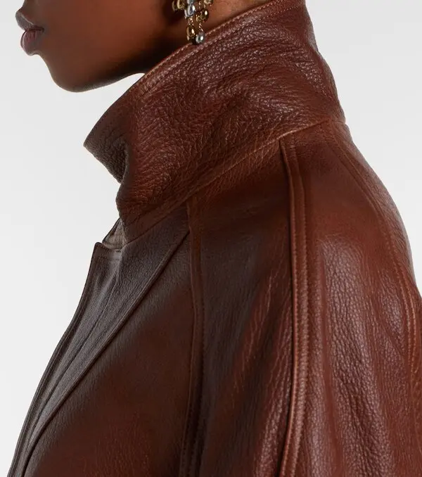 Nour Hammour Ariste Leather Jacket