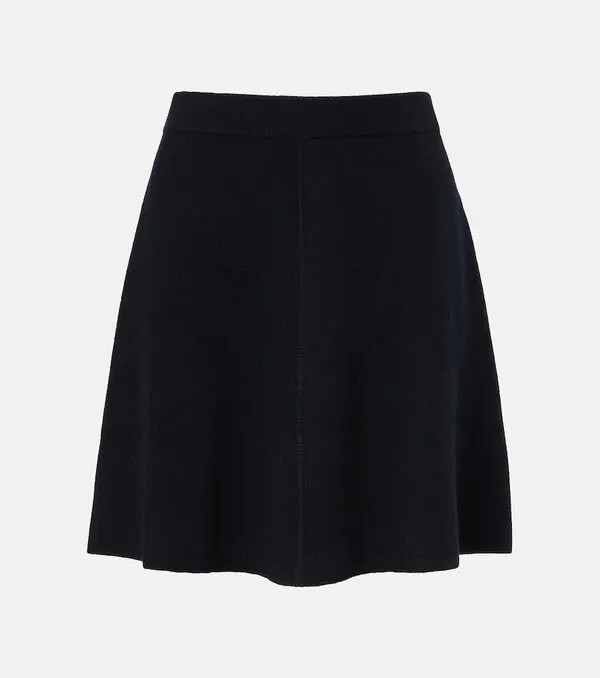 Jardin Des Orangers Wool And Cashmere Miniskirt - Black
