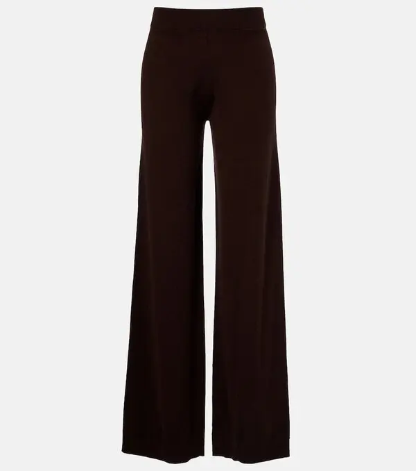 Jardin Des Orangers Wool And Cashmere Pants - Brown