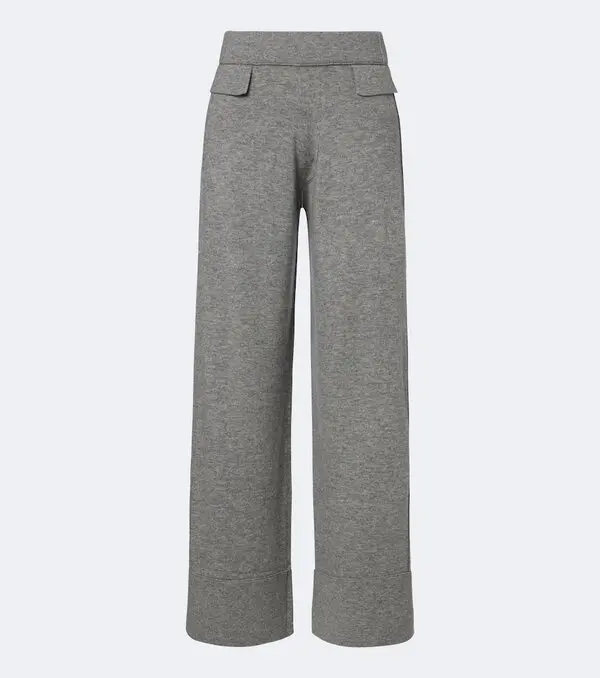 Jardin Des Orangers Wool And Cashmere Pants - Grey