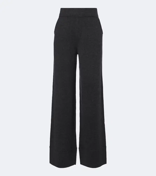 Jardin Des Orangers Wide-leg Pants - Charcoal