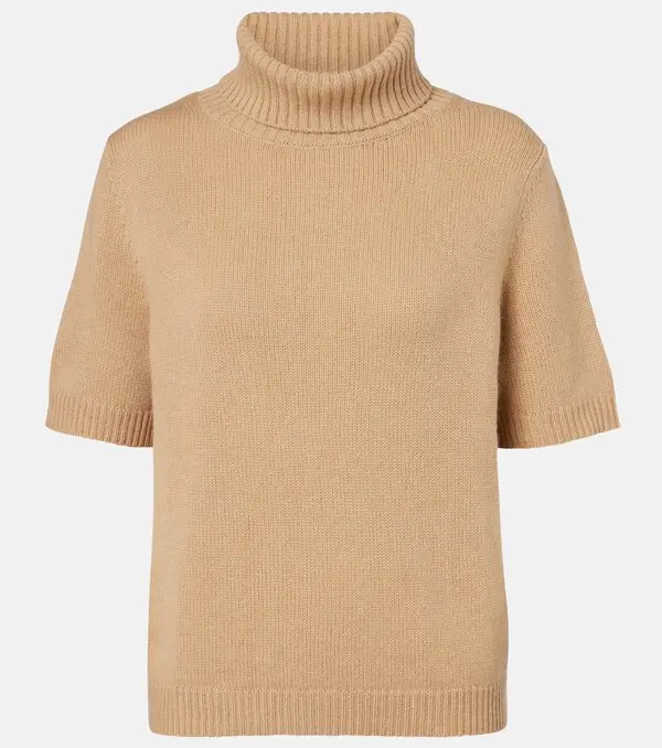 Jardin Des Orangers Turtleneck Wool And Cashmere Sweater - Beige