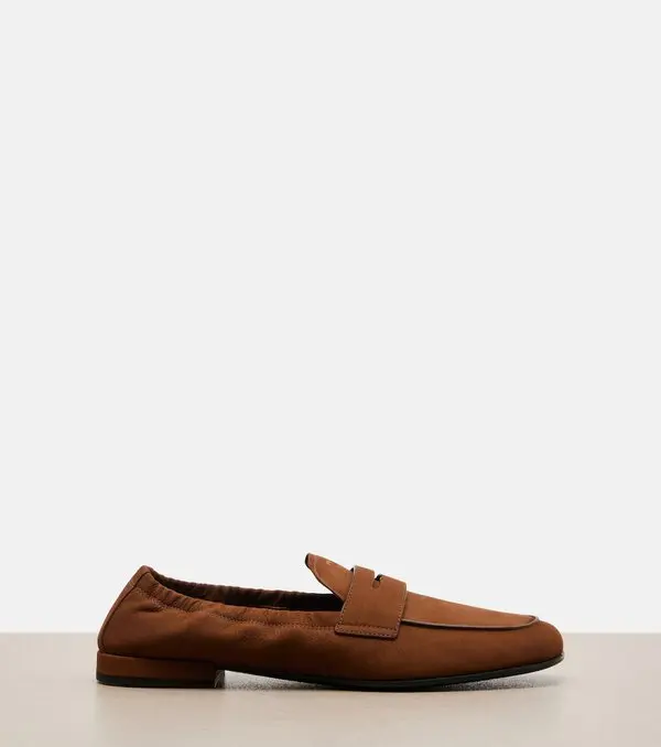 Prada Leather Penny Loafers