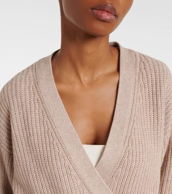 Jardin Des Orangers Cotton And Cashmere Wrap Cardigan