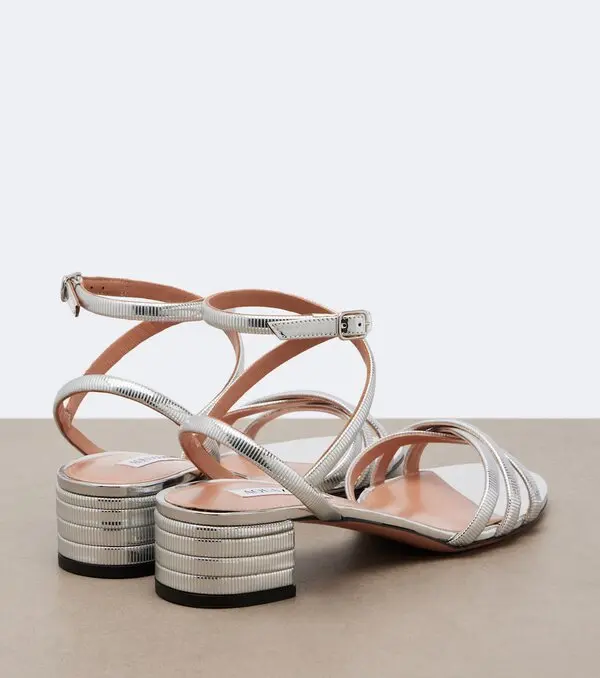 AQUAZZURA Heatwave Sandals - Silver