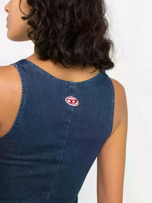 DIESEL® Sleeveless Denim Mini Dress