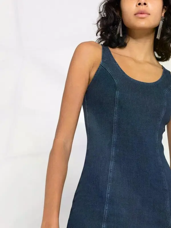 DIESEL® Sleeveless Denim Mini Dress