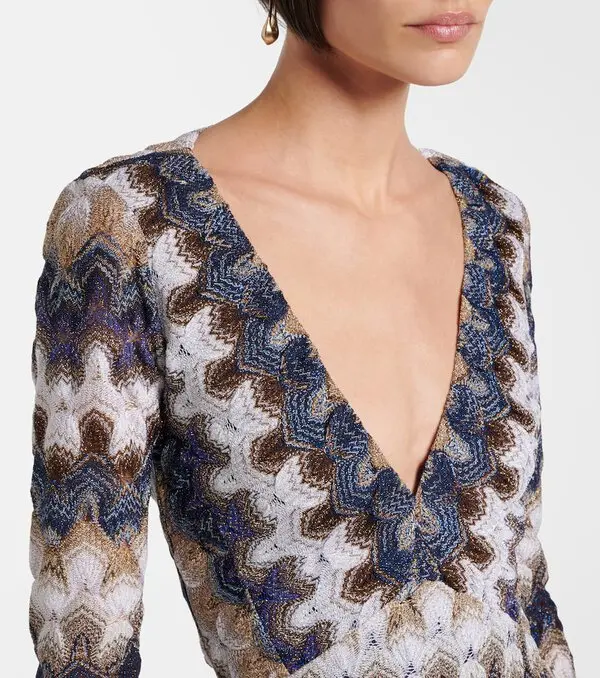 Missoni Lamé Maxi Dress - Multicoloured