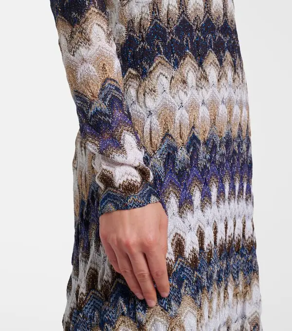 Missoni Lamé Maxi Dress - Multicoloured