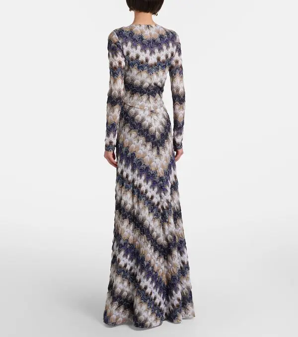 Missoni Lamé Maxi Dress - Multicoloured