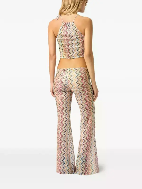 Missoni Halterneck Cropped Top - Neutrals