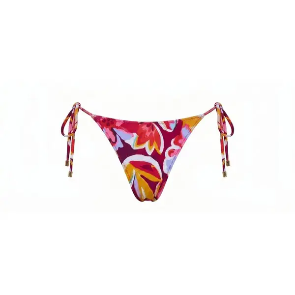 SUNKISSED Floralia Triangle Bottom - Pink/gold