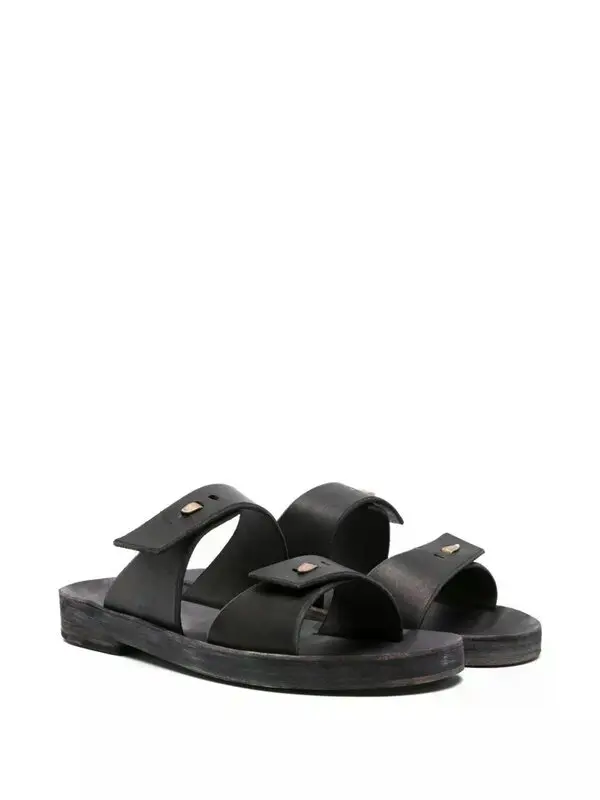 MA+ Double-strap Leather Sandals
