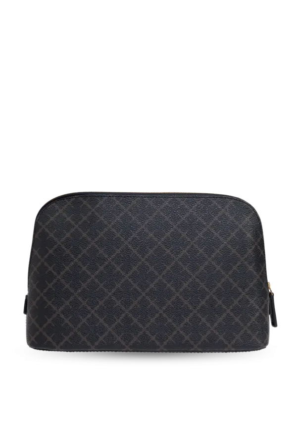 BY MALENE BIRGER Bae Medium" Cosmetic Bag With Monogram Pattern - Black
