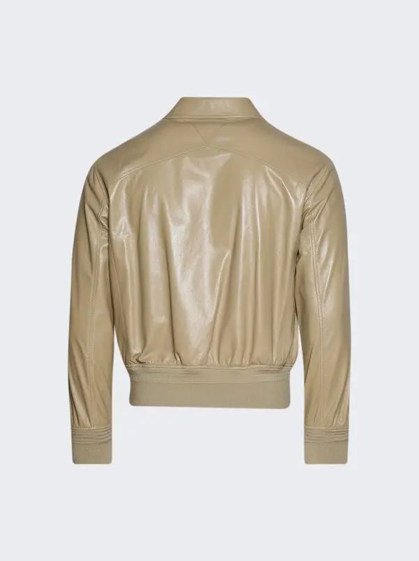 Bottega Veneta Leather Bomber Jacket