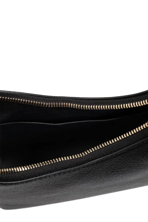Furla Goccia Small Leather Shoulder Bag - Black