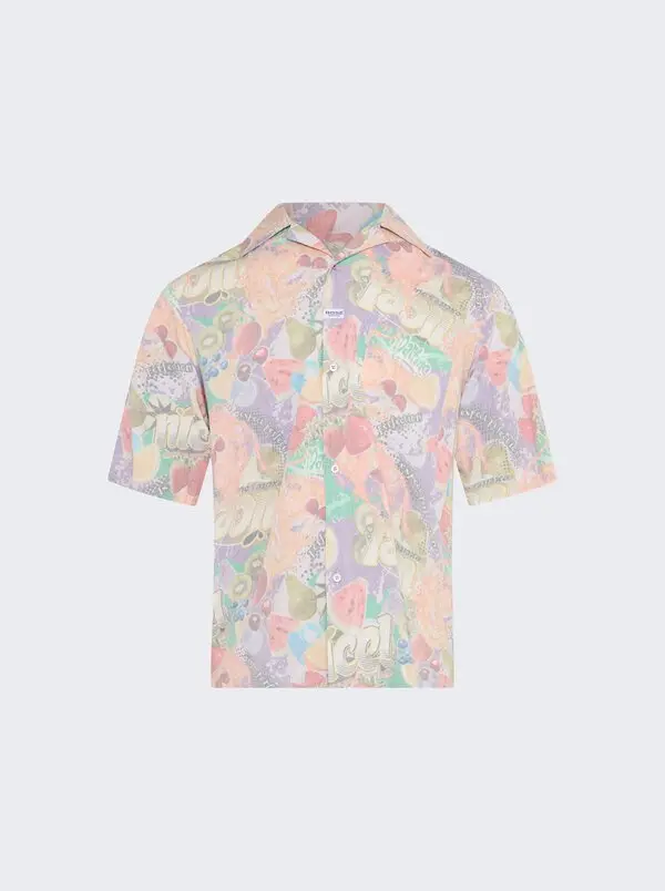 Martine Rose Boxy Short Sleeve Shirt Multicolour Fruits
