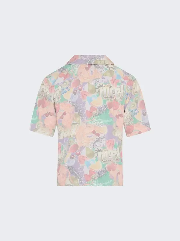 Martine Rose Boxy Short Sleeve Shirt Multicolour Fruits
