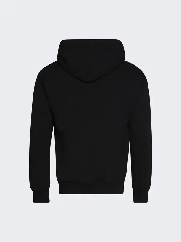 MAISON MARGIELA Logo Print Hoodie - Black
