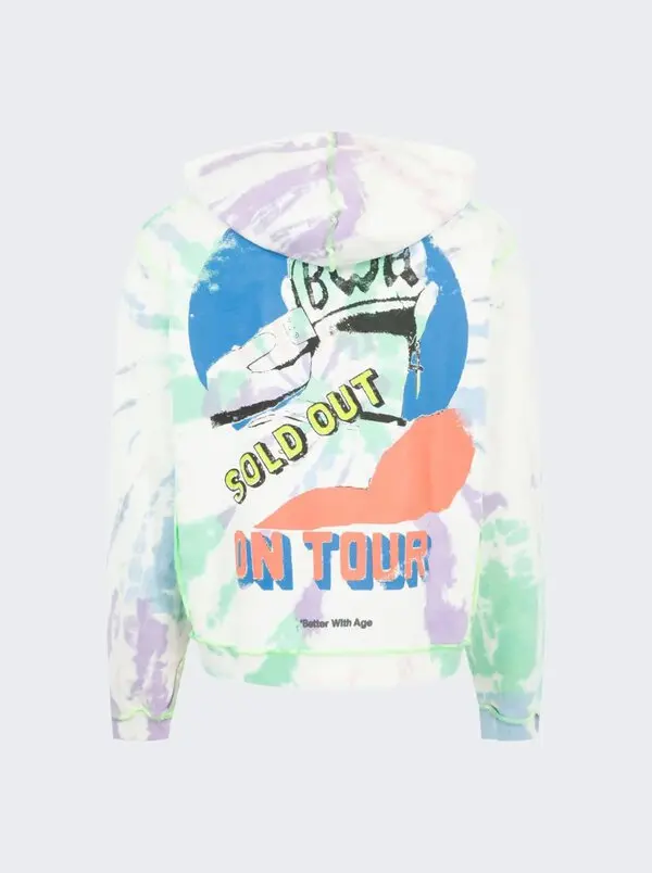 BETTER WITH AGE Tie-dye Graphic Hoodie