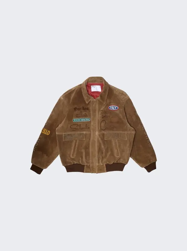 PALY Sunset Blvd." Suede Bomber Jacket
