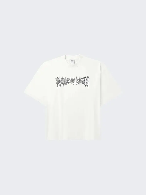 Vetements Cof Logo Regular Tee Ice