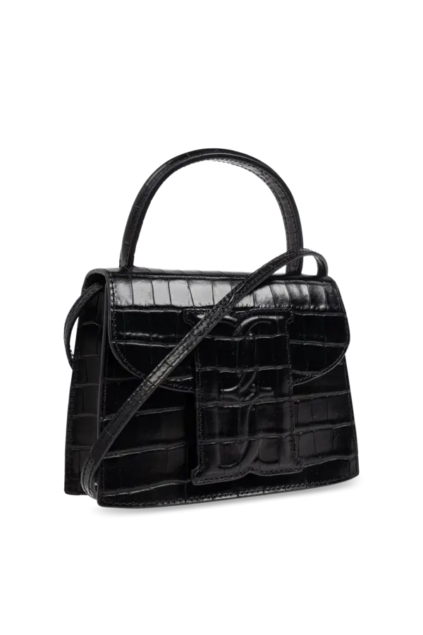 BY MALENE BIRGER Handheld And Shoulder Bag With Embossed Logo - Black