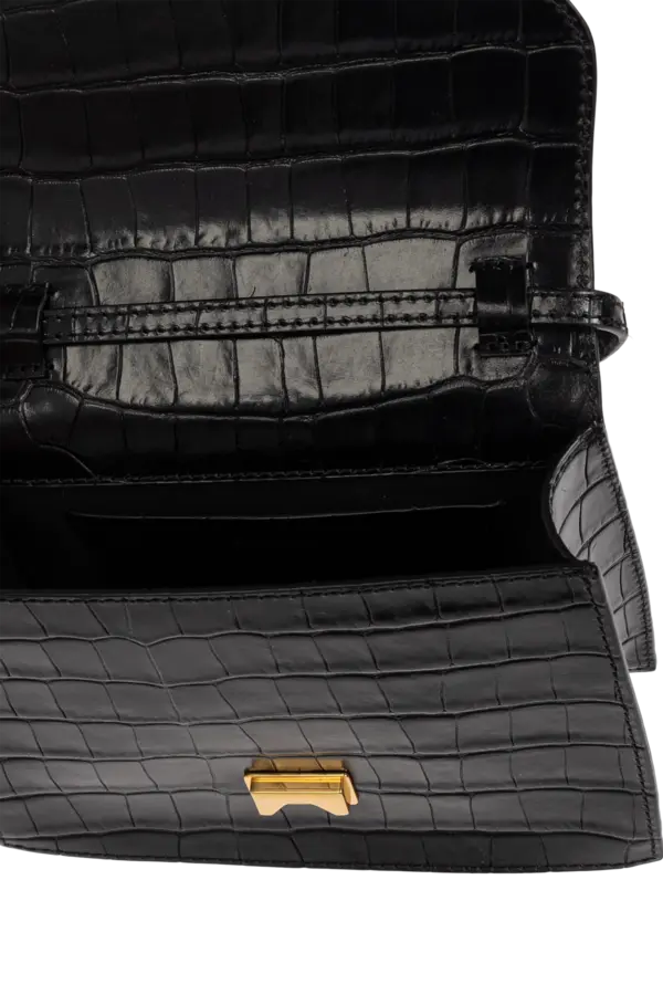 BY MALENE BIRGER Handheld And Shoulder Bag With Embossed Logo - Black