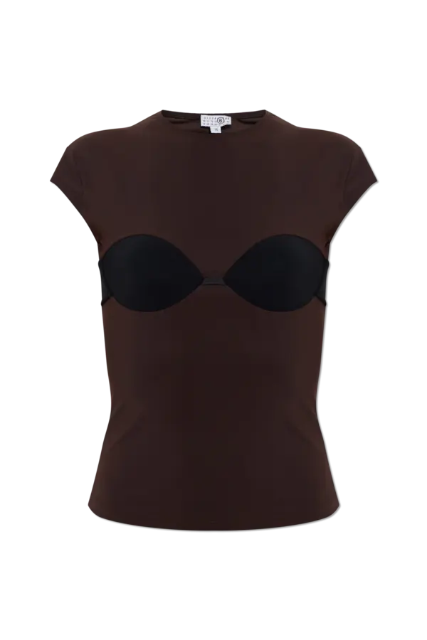 MAISON MARGIELA T-shirt With Padded Cups