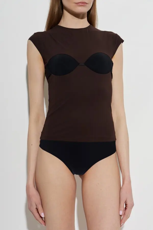 MAISON MARGIELA T-shirt With Padded Cups