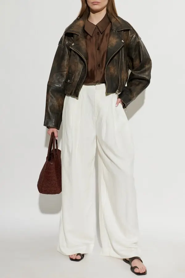 GESTUZ Satin Utility Shirt
