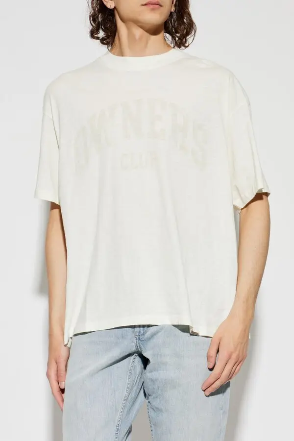 REPRESENT T-shirt With Print - Cream