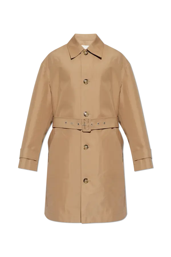 AMI Paris Belted Trench Coat - Beige