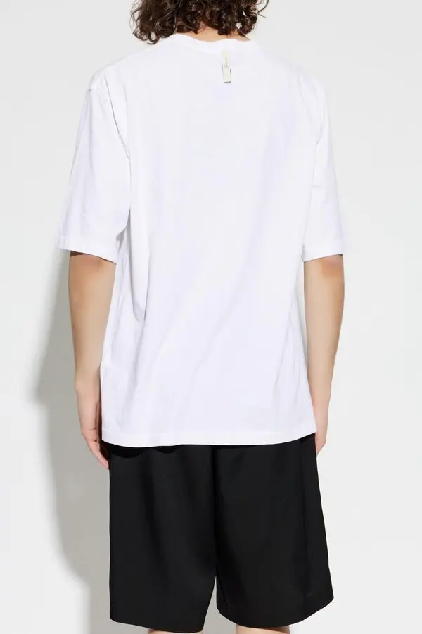Jacquemus T-shirt With Printed Logo - White