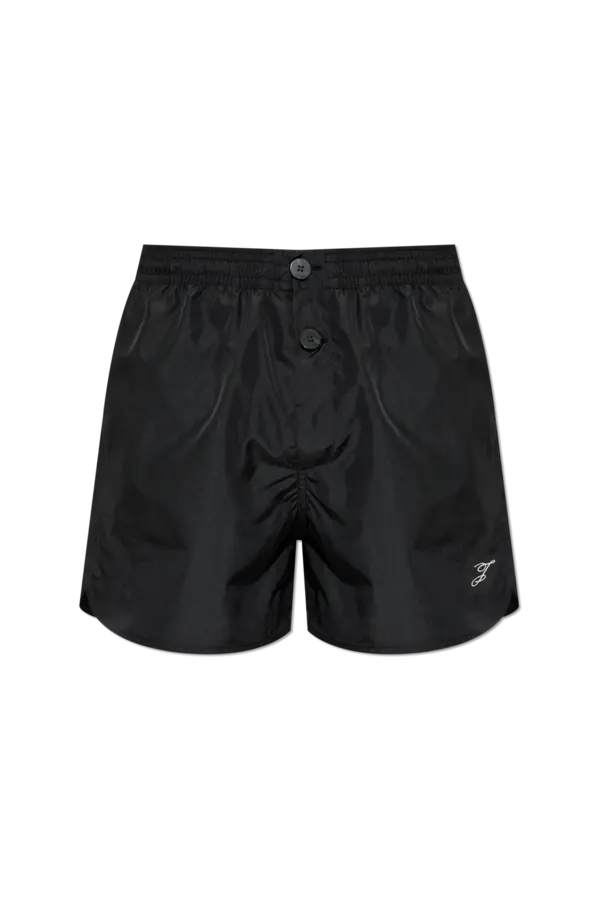 Jacquemus Puntini" Swim Shorts - Black