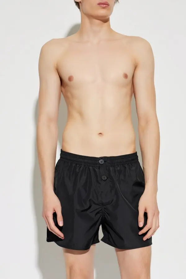 Jacquemus Puntini" Swim Shorts - Black
