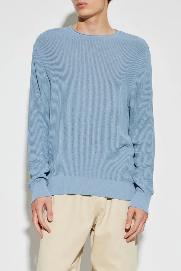 FERRAGAMO Ribbed Crew Neck Sweater