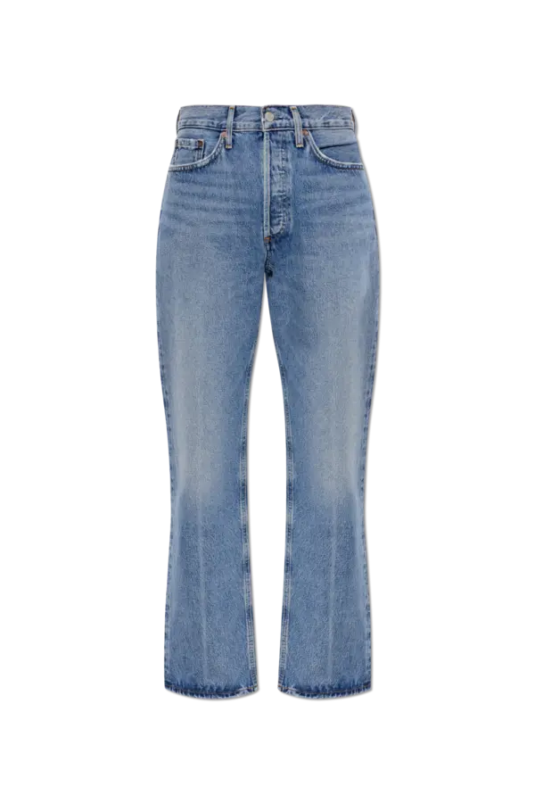 AGOLDE Lana Jean In Medium Wash - Blue