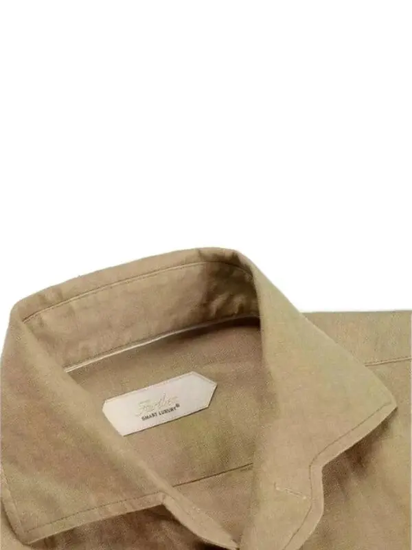 AURELIEN Seaside Popover Linen Shirt