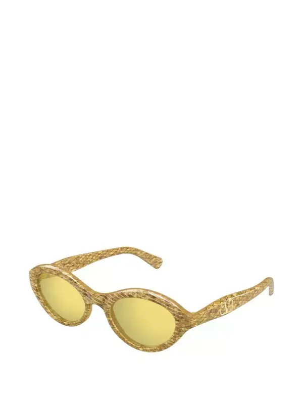 Valentino Garavani Diamond-patterned Cat-eye Sunglasses