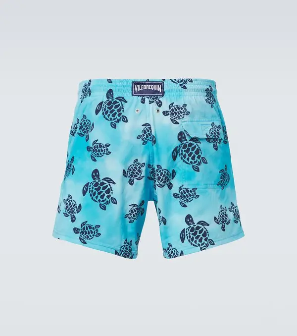 Vilebrequin Printed Swim Trunks - Blue