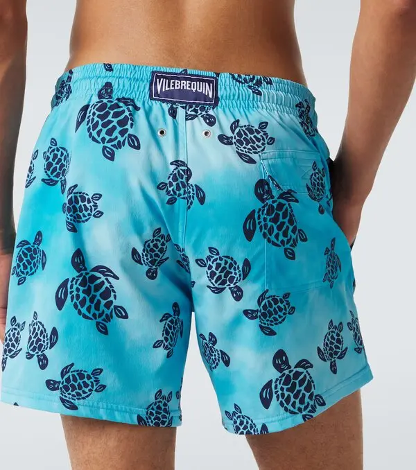 Vilebrequin Printed Swim Trunks - Blue