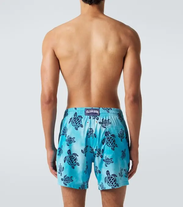 Vilebrequin Printed Swim Trunks - Blue