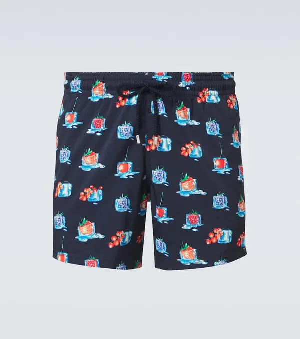 Vilebrequin Printed Swim Trunks - Blue
